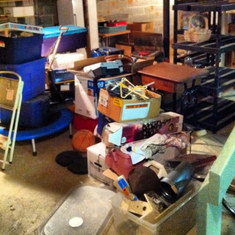 Basement Full Of Junk In Roswell – Stand Up Guys Junk Removal